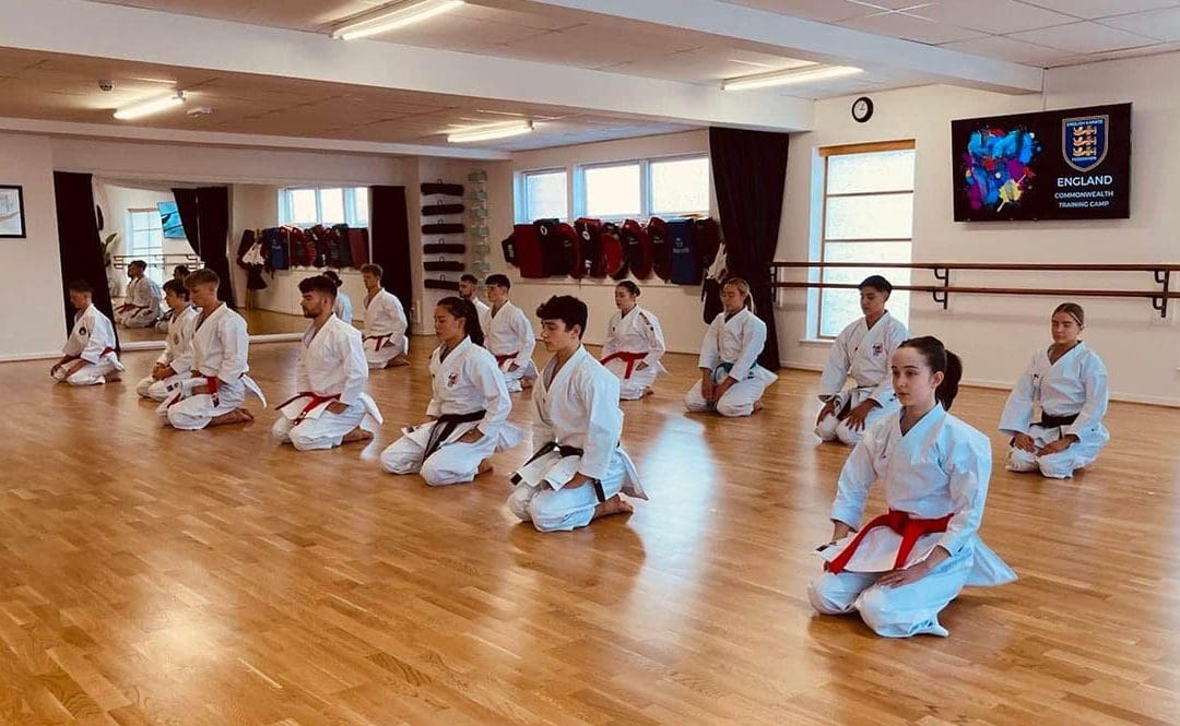 England karate team training camp. Ripon 24th August 2022 ...
