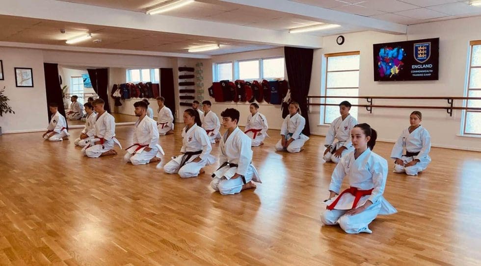 England karate team training camp. Ripon 24th August 2022 ...